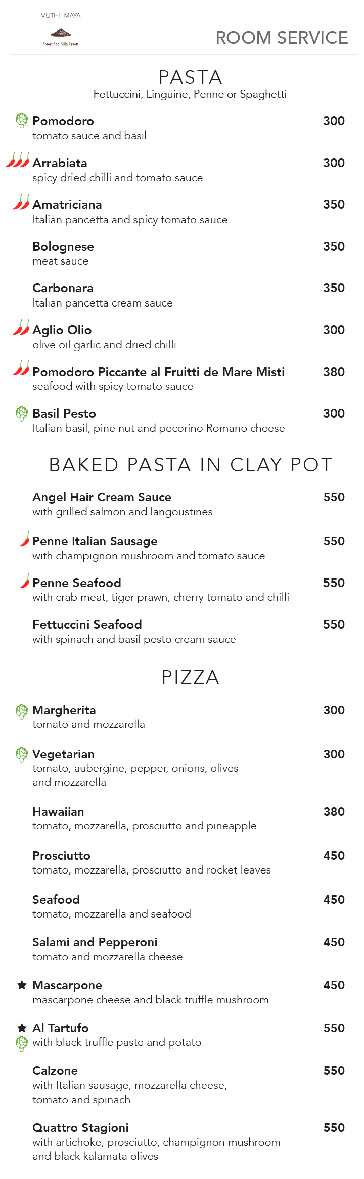 MYTH-RS3 – KIRIMAYA RESTUARANT MENU