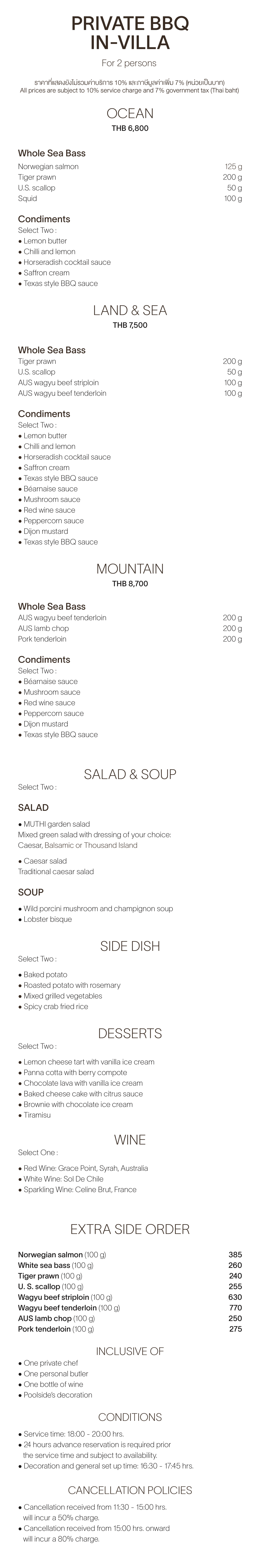 MYTH Restaurant Menu – KIRIMAYA RESTUARANT MENU