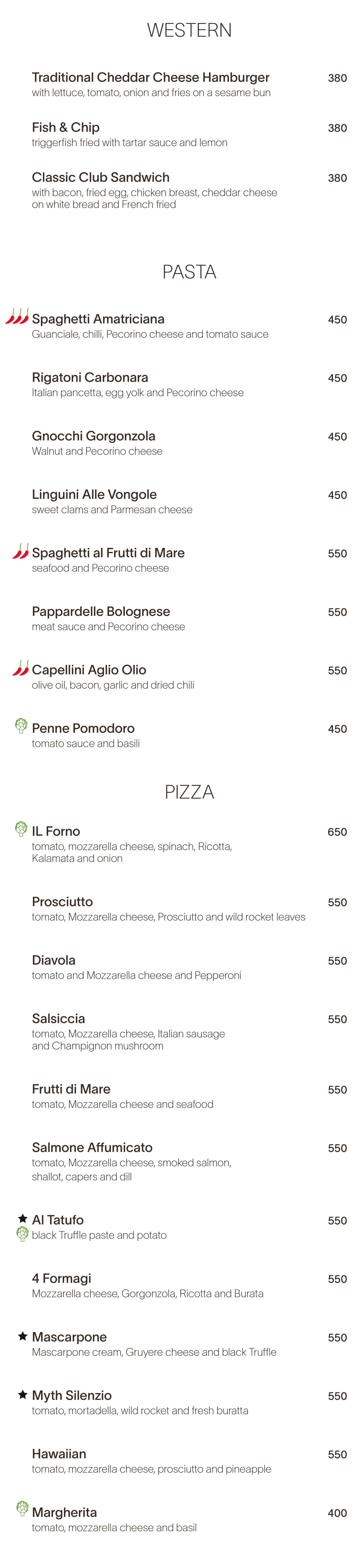 MYTH Restaurant Menu – KIRIMAYA RESTUARANT MENU