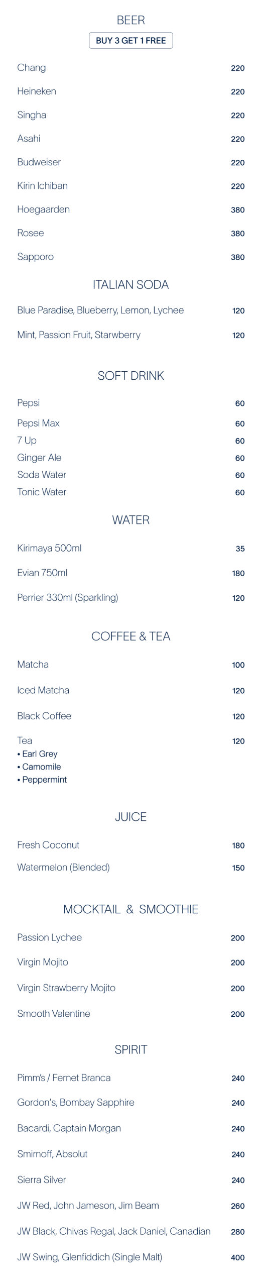 TANI Restaurant Menu – KIRIMAYA RESTUARANT MENU